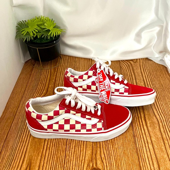 Vans | Shoes | Euc Vans Primary Check Old Skool Shoes | Poshmark